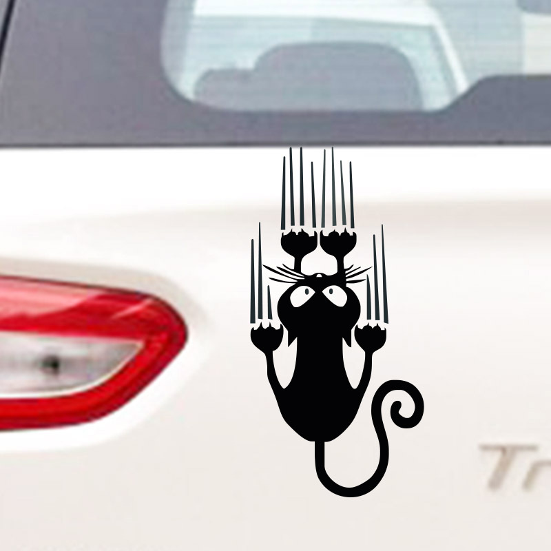 Car Sticker Cat Paw Scratch Car Sticker Reflective Cat Car Sticker ...