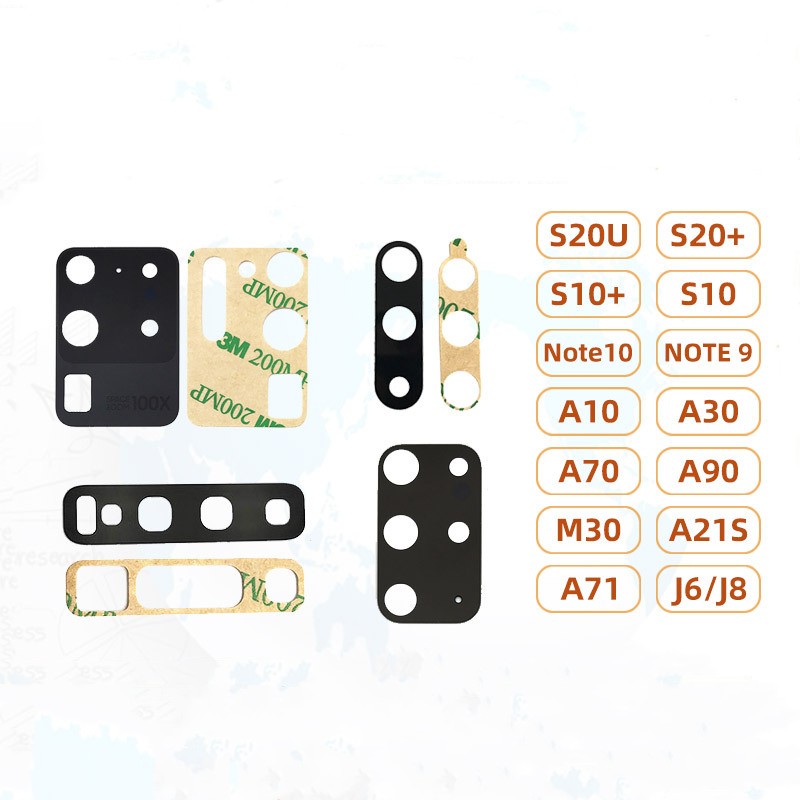 Mobile Camera Glass Lenses Are Equipped With Adhesive Stickers ...