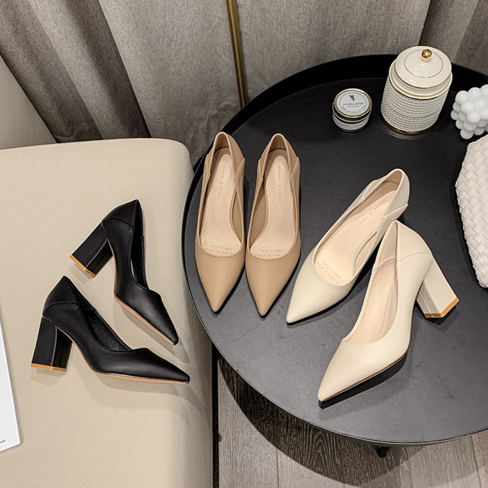 Women's High Heels Shallow Mouth Pointed Toe Fashion - CJdropshipping