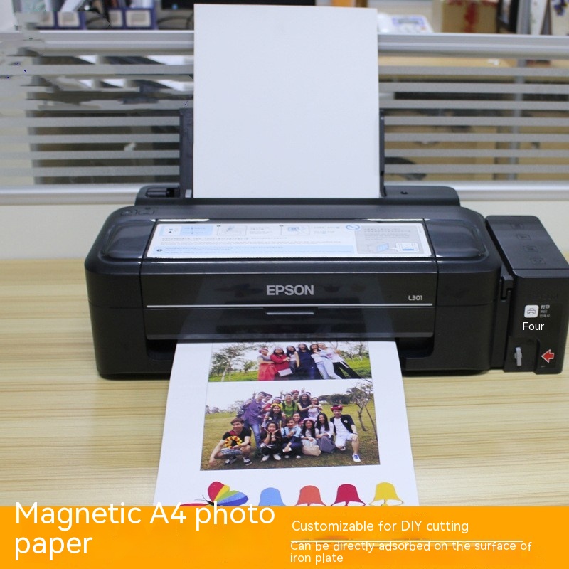 A4 Coated Paper Magnetic DIY Photo Paper - CJdropshipping