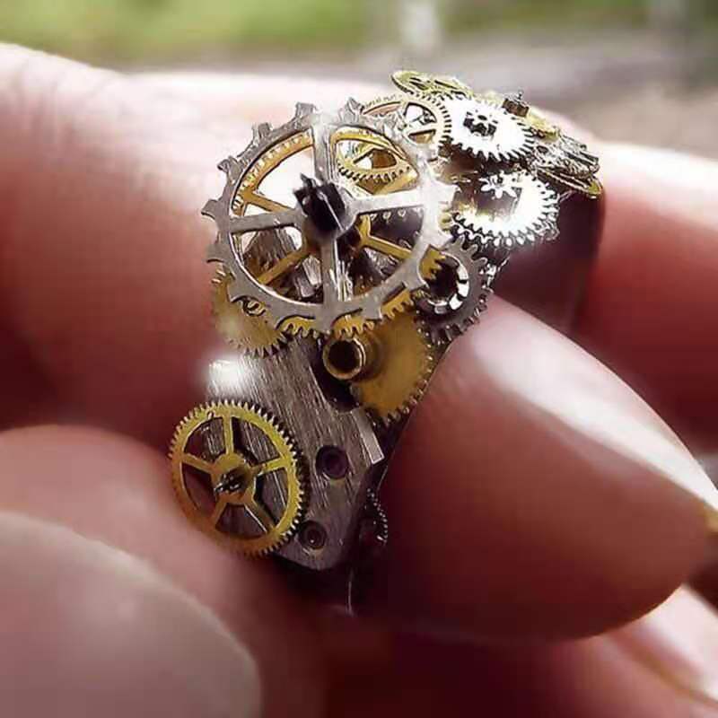 Creative Mechanical Precision Silver Dial Ring - CJdropshipping