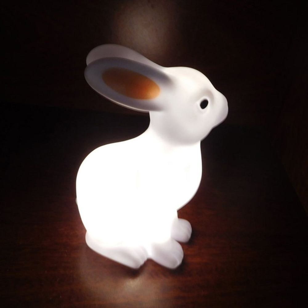 Led Rabbit Night Lamp Lovely Animal Light - CJdropshipping
