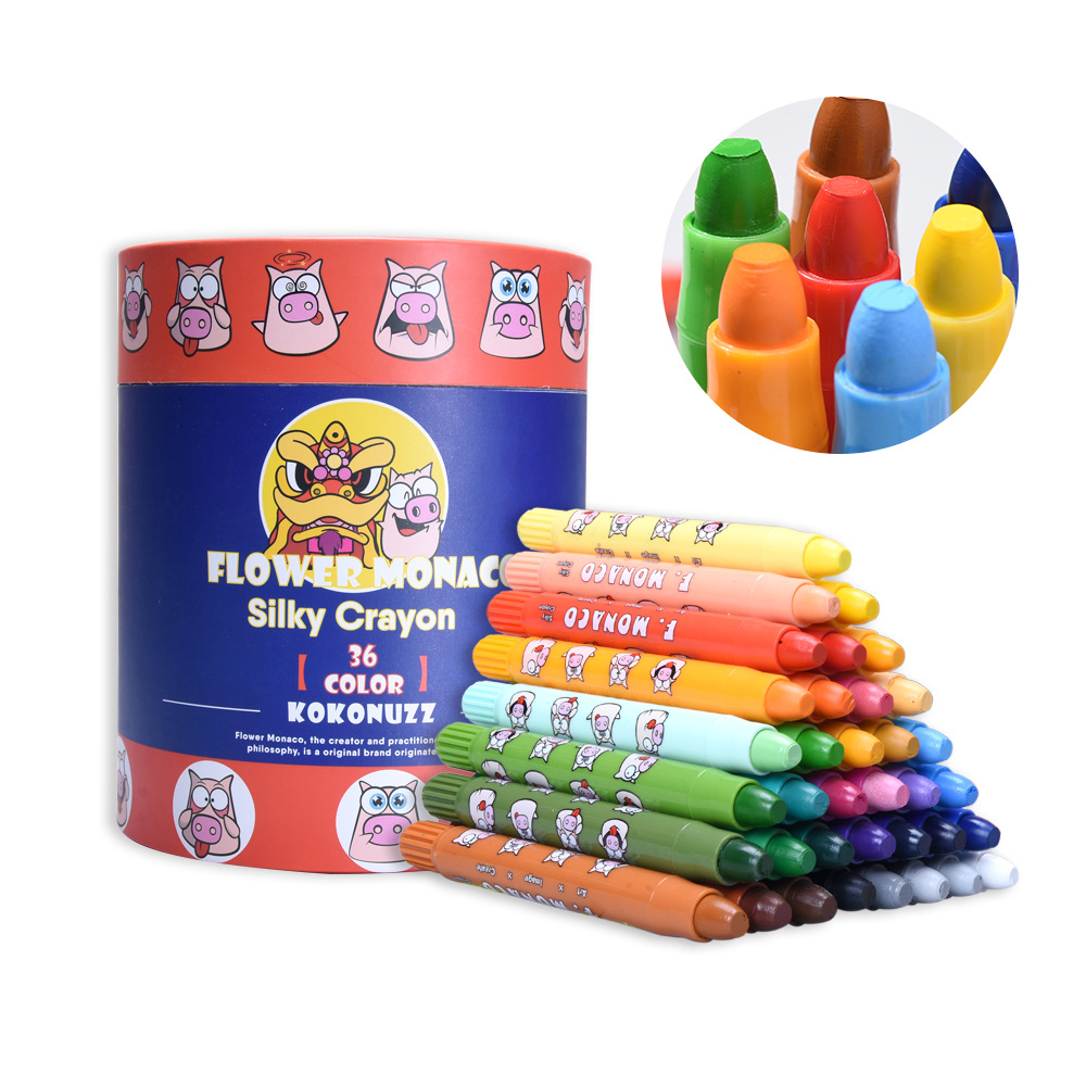 Washable Baby Rotating Mousse Crayon Set - CJdropshipping