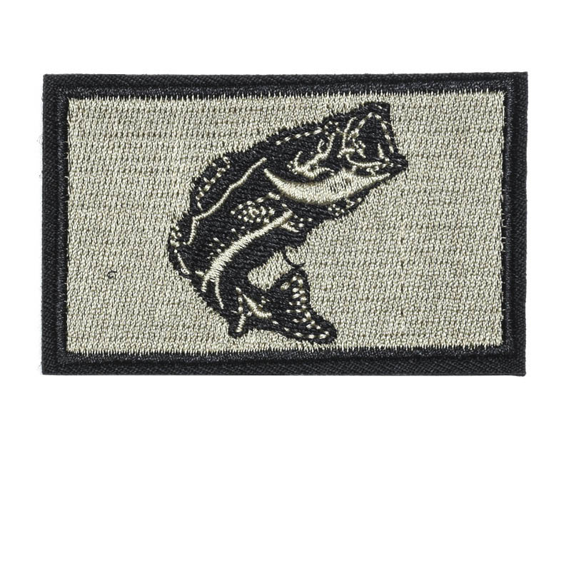 Fish Embroidered Velcro Tape To Send Rough Surface - CJdropshipping