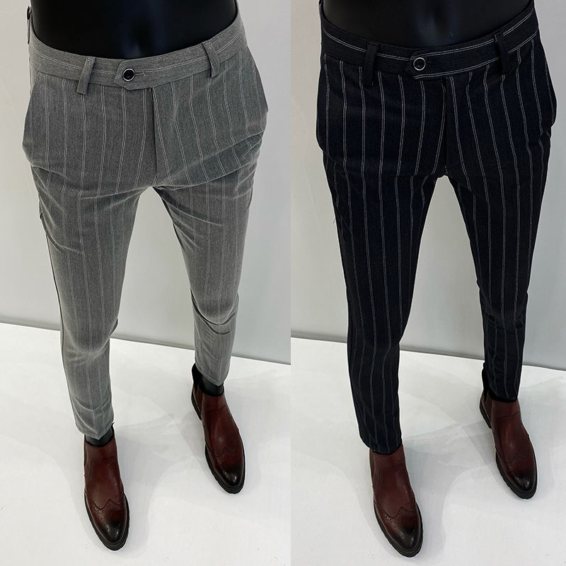Men's Iron-free Business Small Foot Suit Pants - CJdropshipping