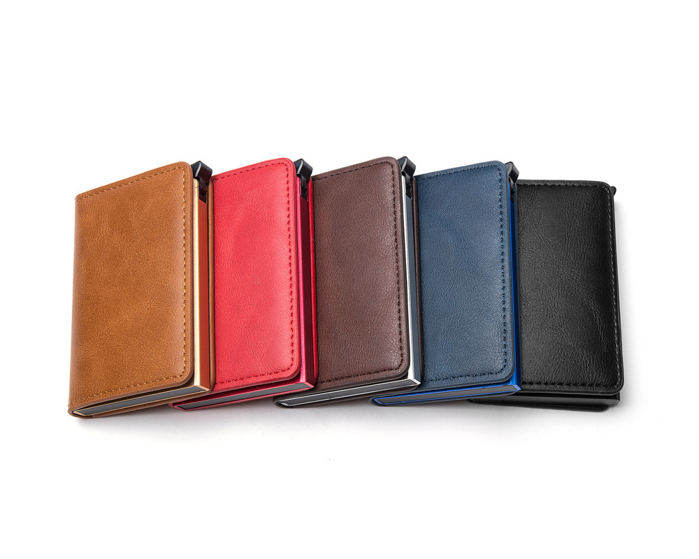 Hand push automatic card wallet card box - CJdropshipping