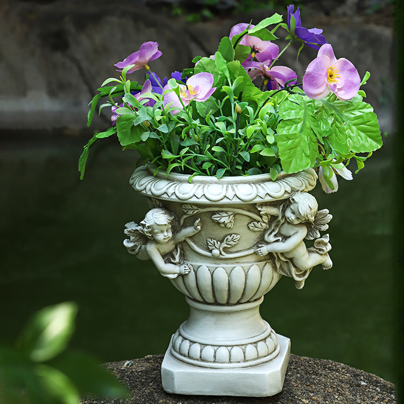 Creative angel flower pot garden layout - CJdropshipping