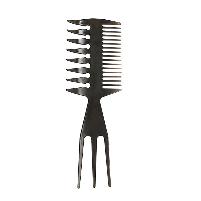 Retro oil hair comb shape double-sided comb - CJdropshipping