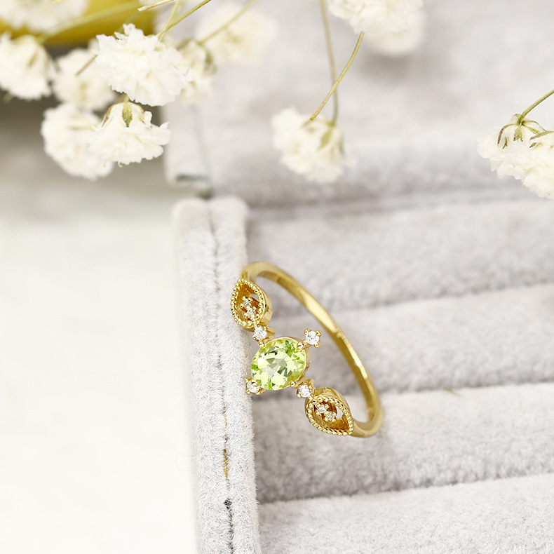 Women's Light Luxury Olivine Ring - CJdropshipping