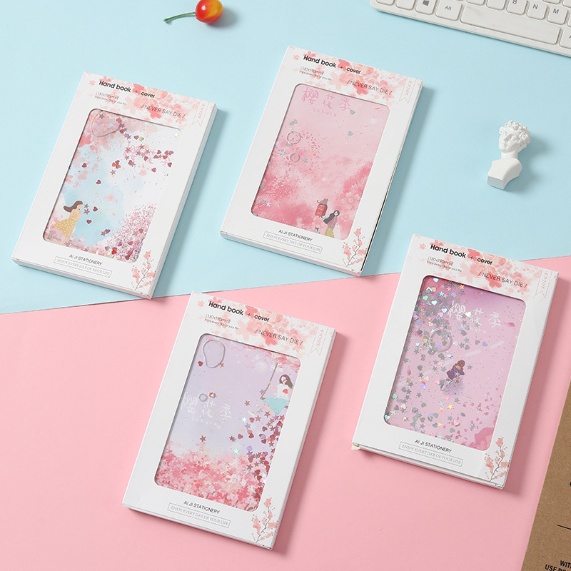 Fashionable Simple Quicksand Student Handwriting Notepad - CJdropshipping