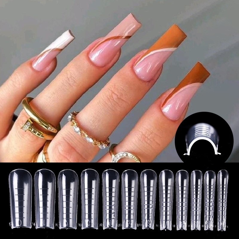 Nail Art Seamless Ultra-thin Transparent Full Sticker Extension Bag ...