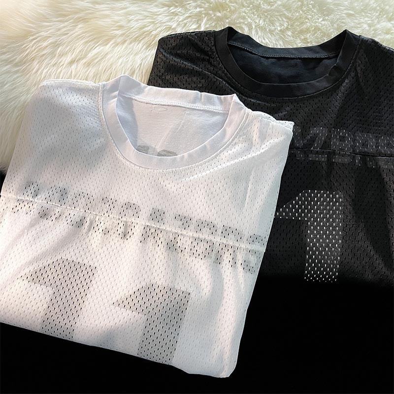 Summer Cool Mesh Short Sleeve Male - CJdropshipping