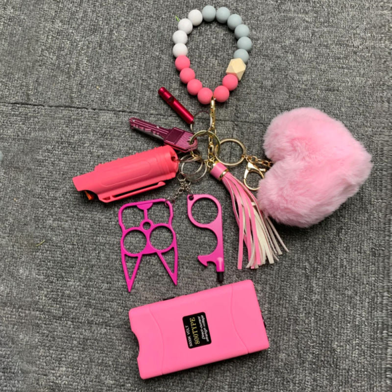 Girls Beaded Bracelet Self-defense Kit