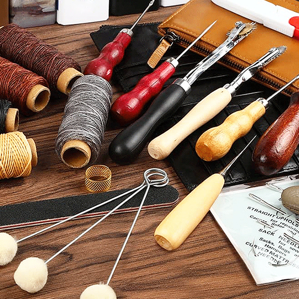 Grooving Machine Diamond Chopping Leather Craft Combination Set ...