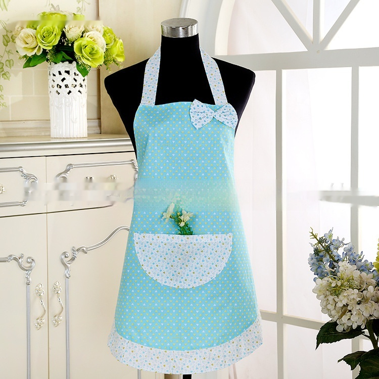 Cotton Thread Fashion Apron Korean Style Butterfly Edge Apron New Cute ...