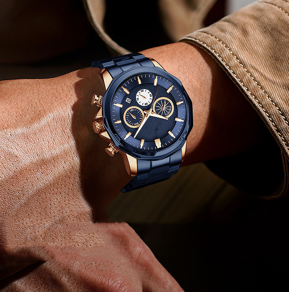 Men's Fashion Multifunctional Sports Quartz Watch - CJdropshipping