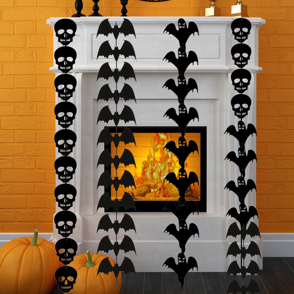 Halloween Non-woven Bat String Decoration - CJdropshipping