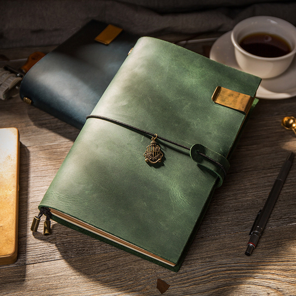 Handmade First Layer Cowhide Leather Binder - CJdropshipping