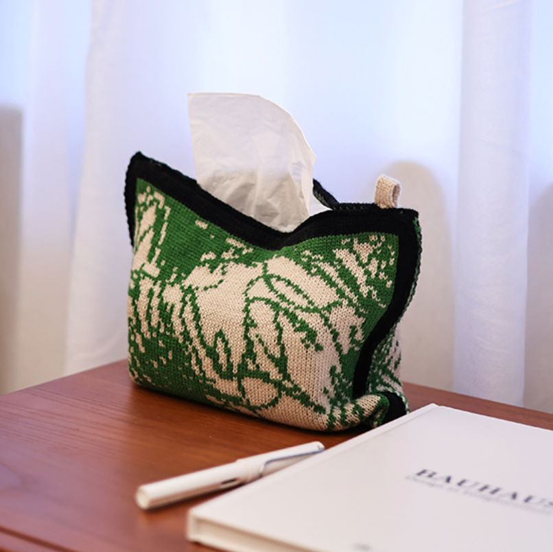 Knitted Tissue Box Bag Storage - CJdropshipping