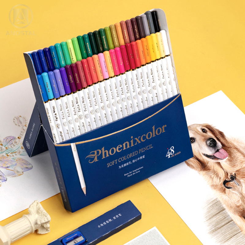 Oily Student Children's Art Hand-painted Special Colored Pencils ...