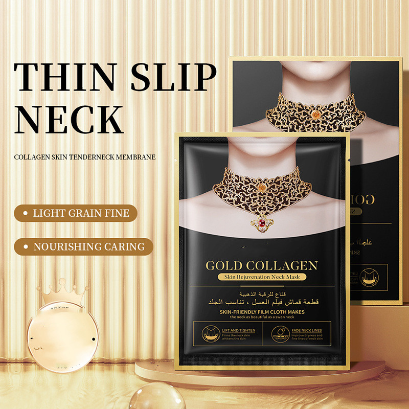 Gold Collagen Neck Mask Refreshing And Moisturizing - CJdropshipping