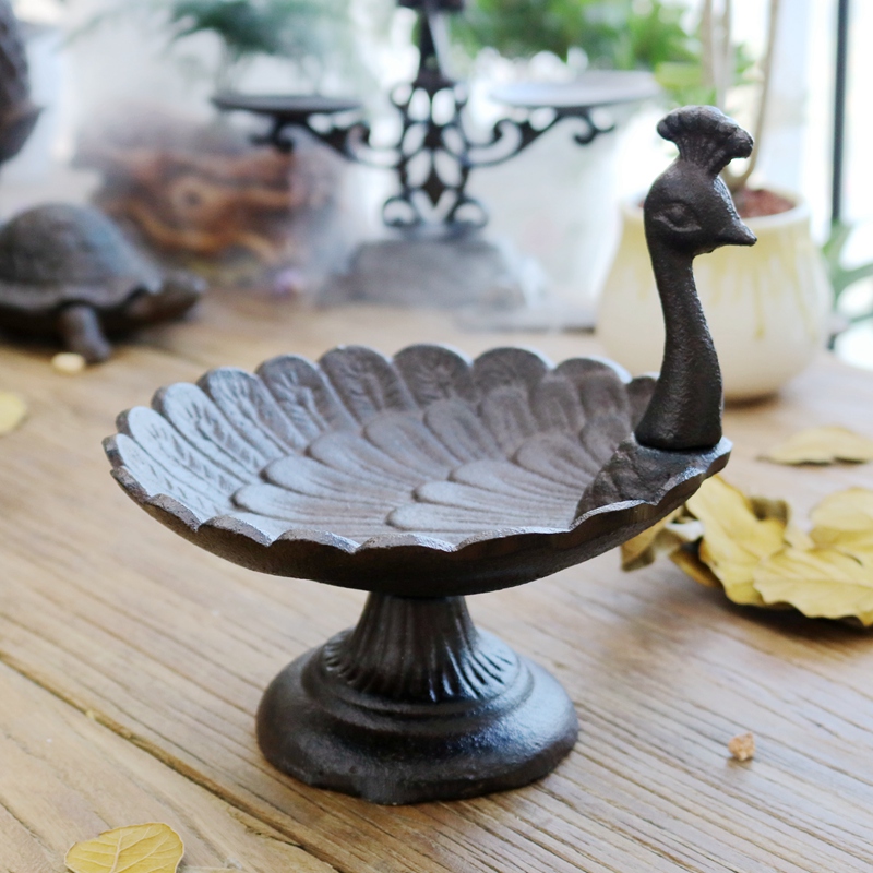 Vintage Creative Cast Iron Craft Decorative Dried Fruit Plate ...