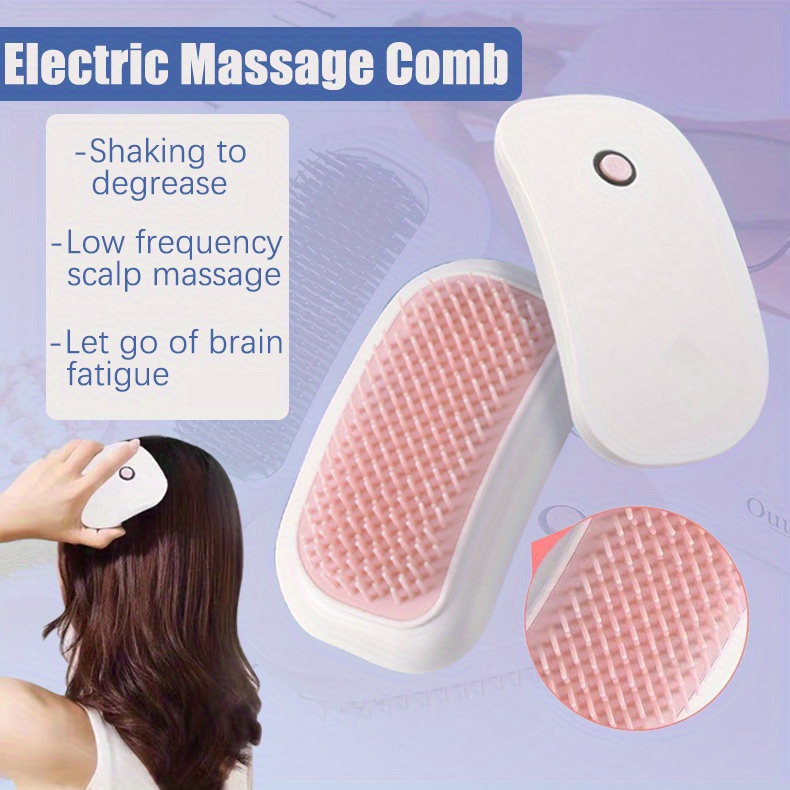 Portable Beauty Tool Scalp Comb, Electric Massage Comb, Body Relaxing ...