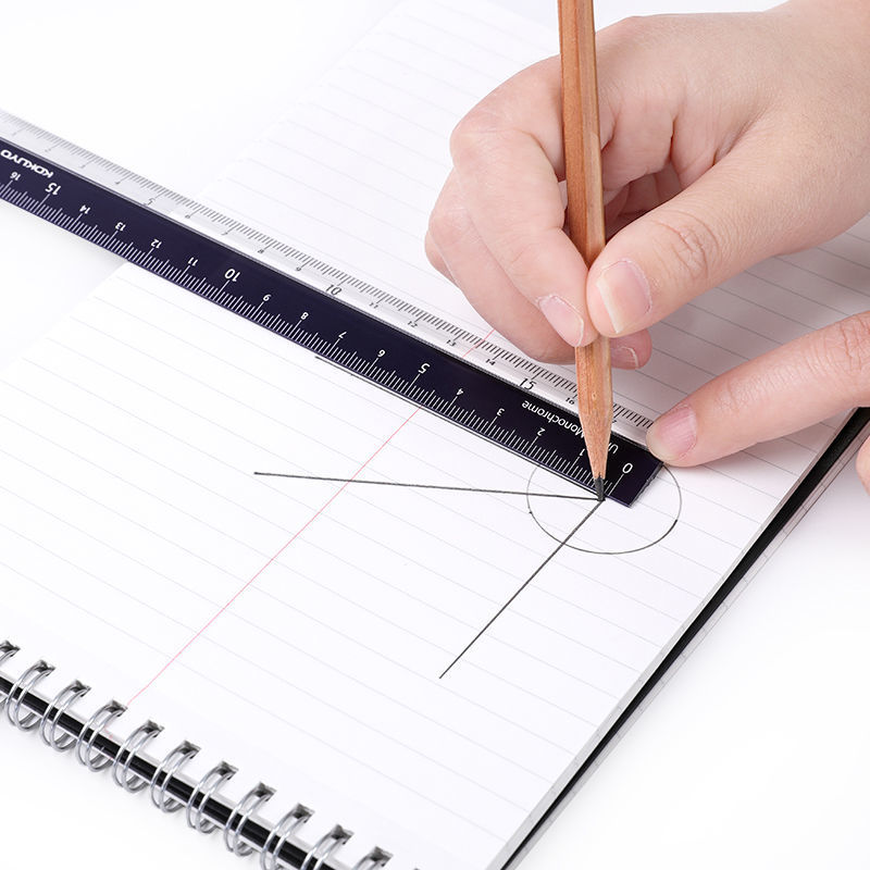 Primary School Children's Ruler Plastic Stainless Steel - CJdropshipping