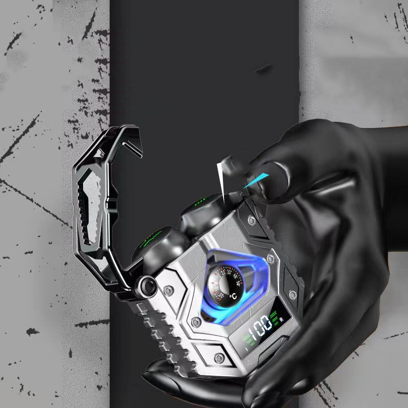 Electric Display Mecha Wind Bluetooth Wireless Headset - CJdropshipping