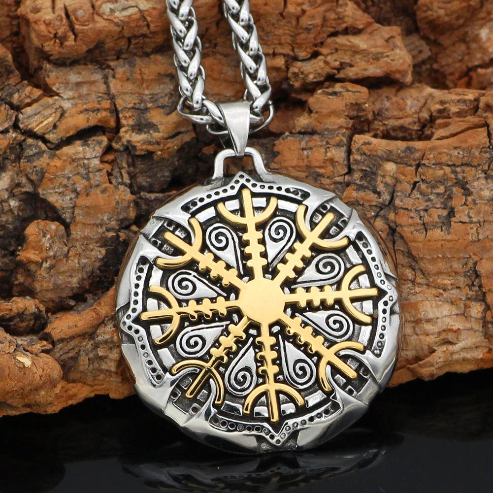 Viking Odin Compass Necklace Meter Magnet - CJdropshipping