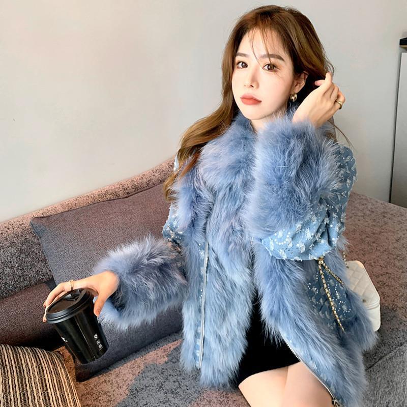 High-end Denim Stitching Jacket Western Style - CJdropshipping