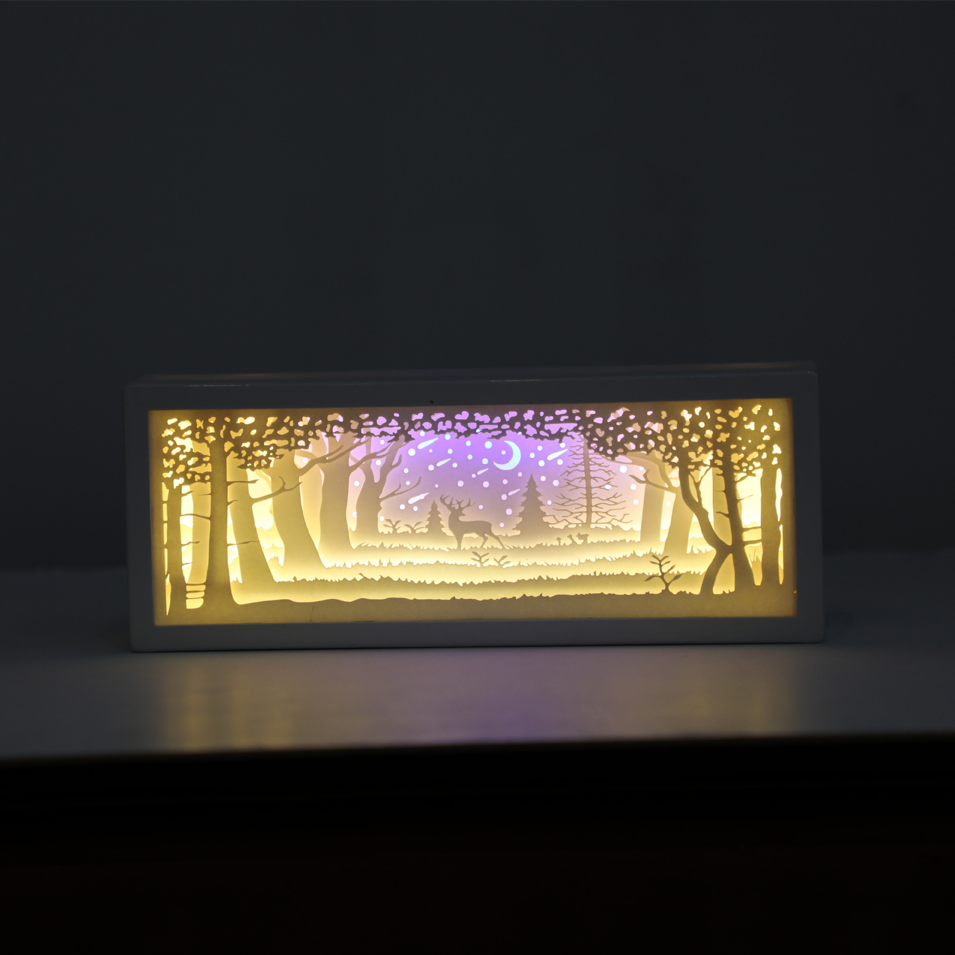 Creative Gift Strip 3D Paper Carving Small Night Light - CJdropshipping