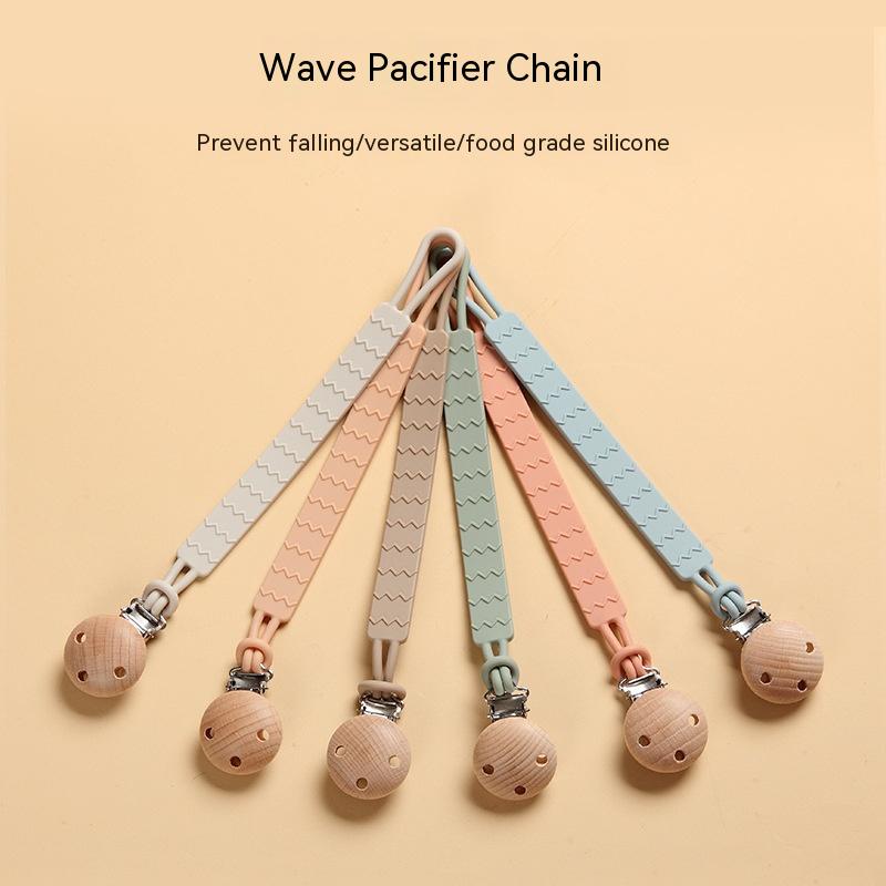 Infant Nipple Edible Silicon Teether Pacifier Clip - CJdropshipping