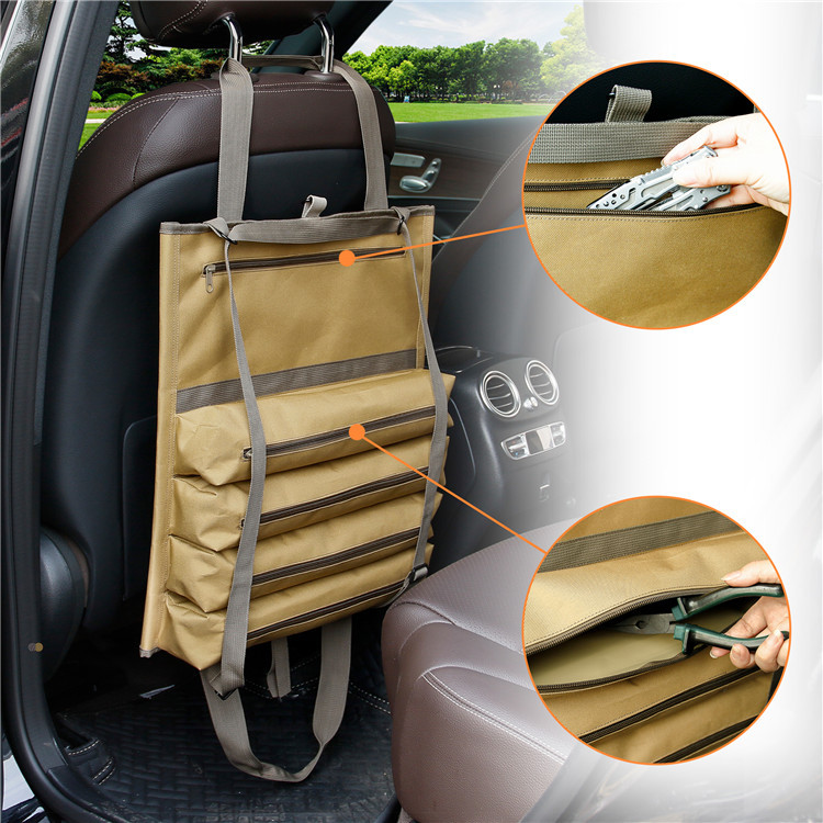 Large Car Hanging Bag Car Tool Multi-pocket Storage - CJdropshipping