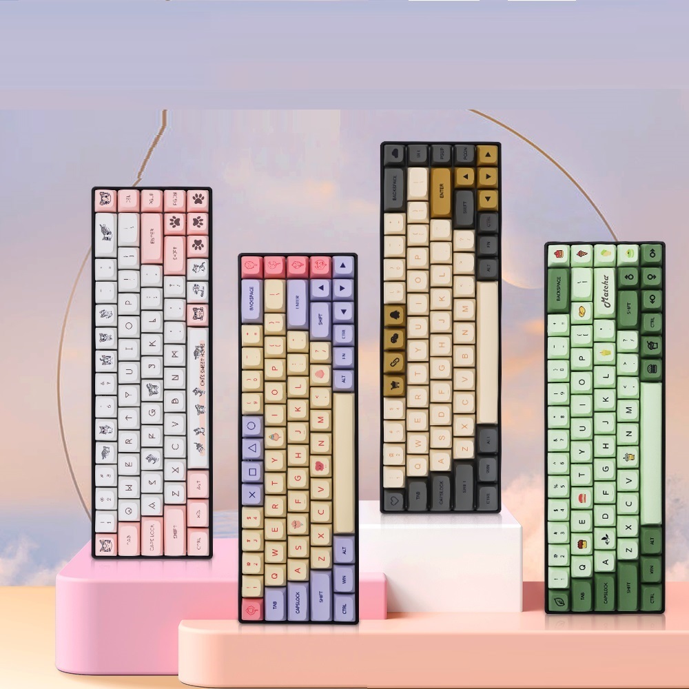 132-140 Keyboard Large Set Of Personalized Keycaps - CJdropshipping