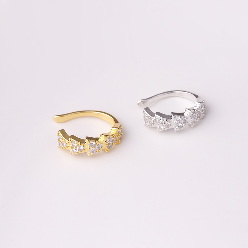 Geometric Shape Metal Texture Ear Bone Clip - CJdropshipping