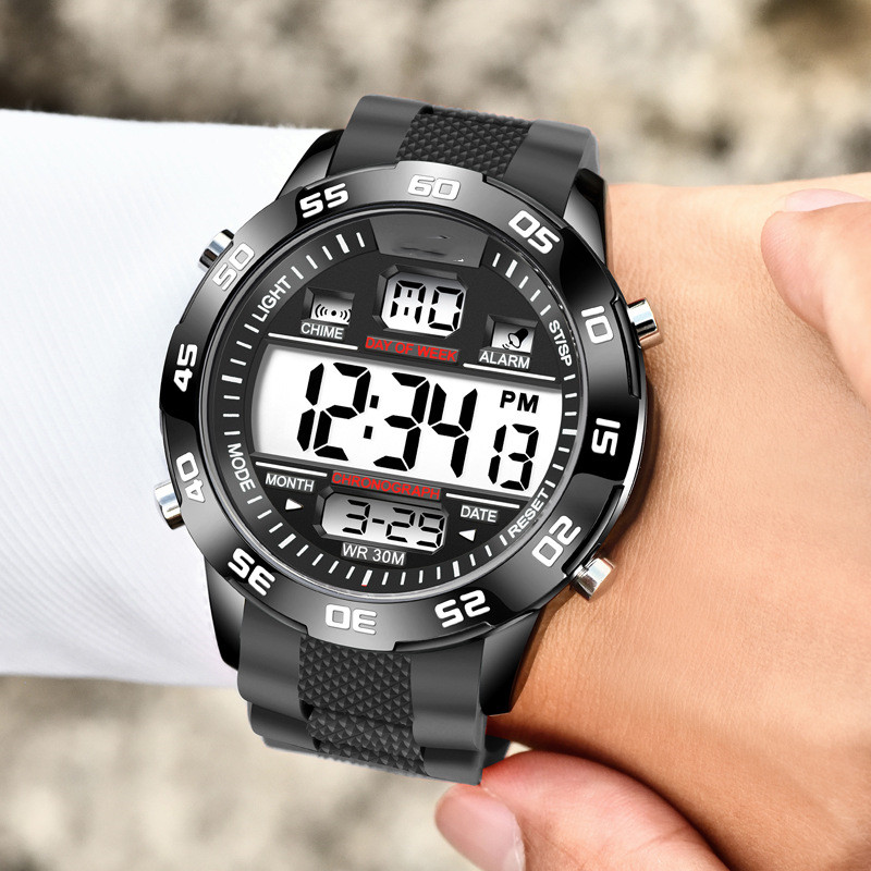 Business Men's Multifunctional Alloy Electronic Watch - CJdropshipping