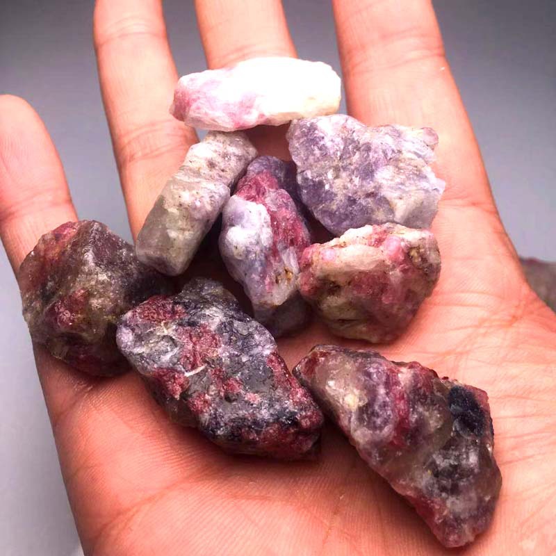 Natural Irregular Rubellite Rough Mineral Specimen - CJdropshipping