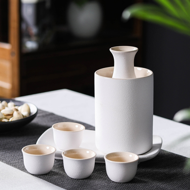 Japanese Style Wine-warmer Sake Set Gift Set Small Wine Pot Ceramic ...