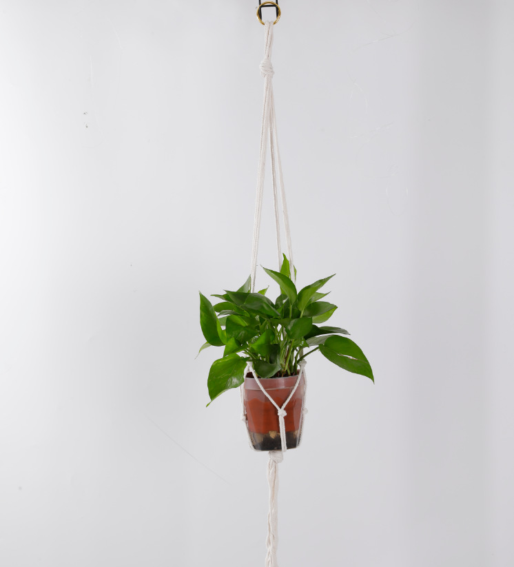 Gardening Green Woven Rack Flower Pot Net Pocket - CJdropshipping