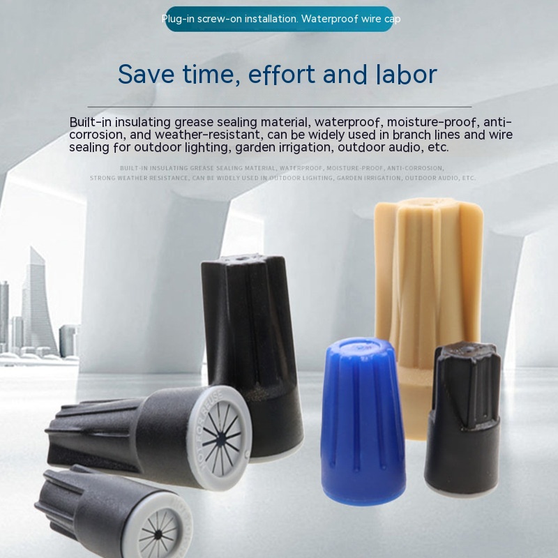 Spiral Waterproof Wire Connector Wiring Cap - CJdropshipping