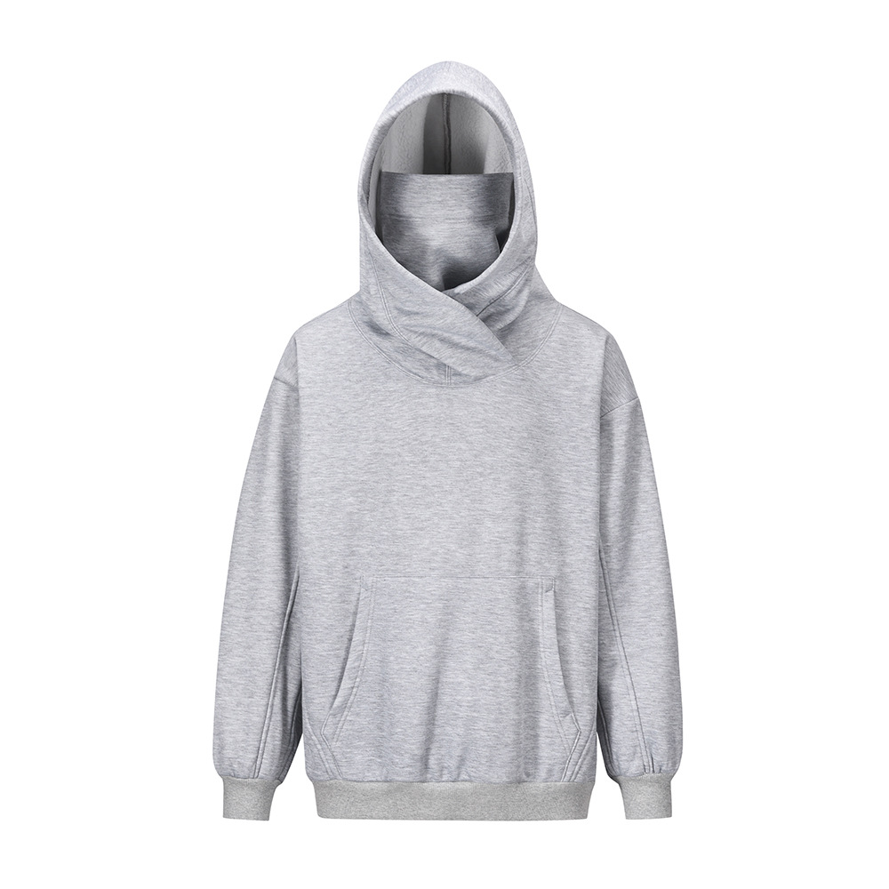 Double Layer Turtleneck Hooded Brushed Hoody - CJdropshipping