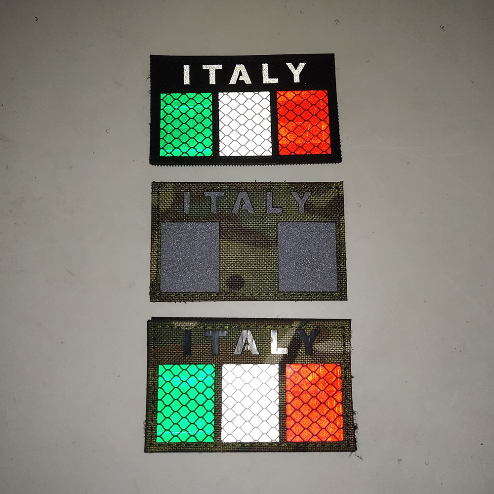 Simple Embroidery Infrared IR Badge Reflective Velcro - CJdropshipping