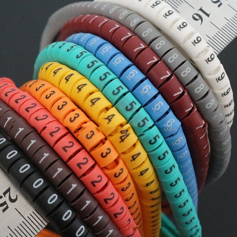 Square Number Identification Wire Insulation Sleeve CJdropshipping Square Number Identification Wire Insulation Sleeve CJdropshipping